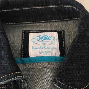 Justice | Jackets & Coats | Justice Crop Jean Jacket With Sequins ...